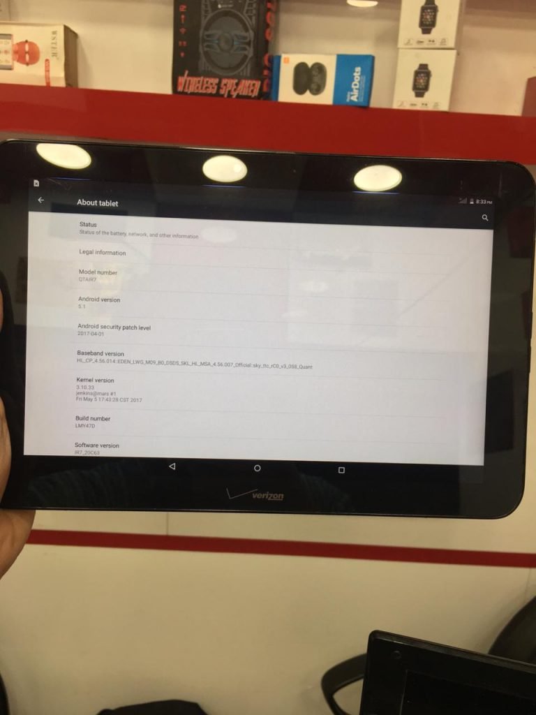 Verizon Ellipsis 10 - tablet - Android 5.1 (Lollipop) - 16 GB - 10.1 ...