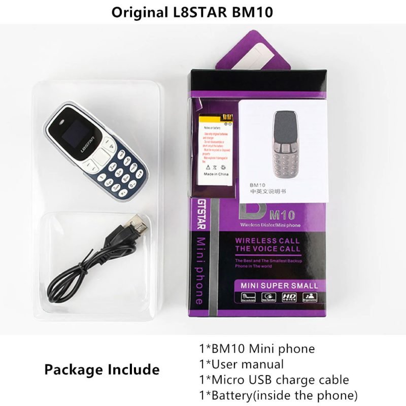BM10 Mini Quad Band Phone | Keypad Mobile | Box Packed | Mobile | Buy