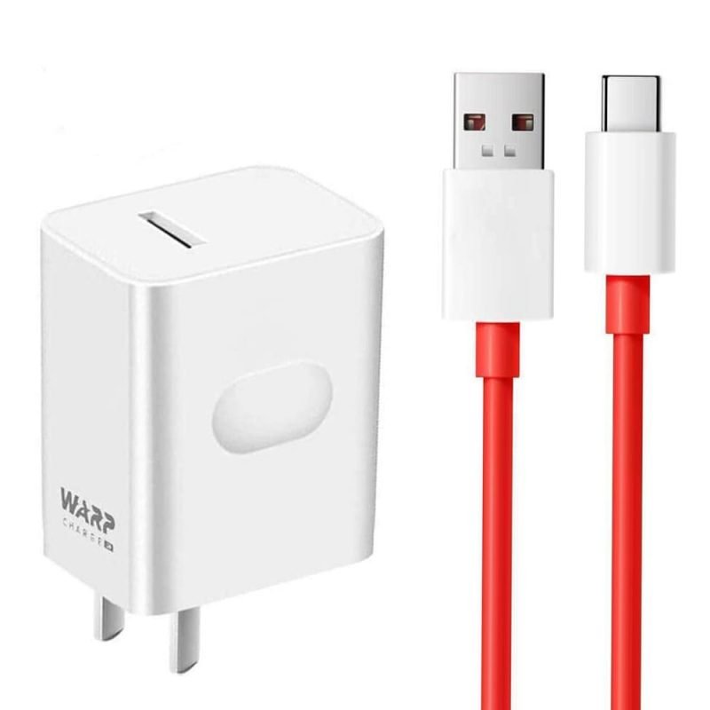 One Plus | 65W | Warp Charger | With USB Type-C Cable | Cable & Charger ...