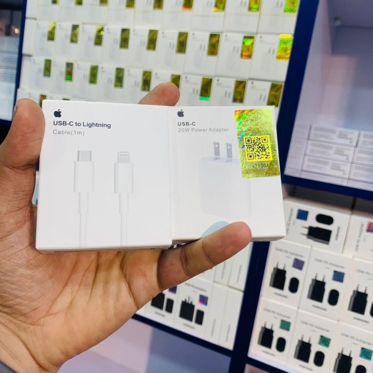 Apple | 20W | Power Adaptor | With USB Type-C Cable To Lightning Cable ...