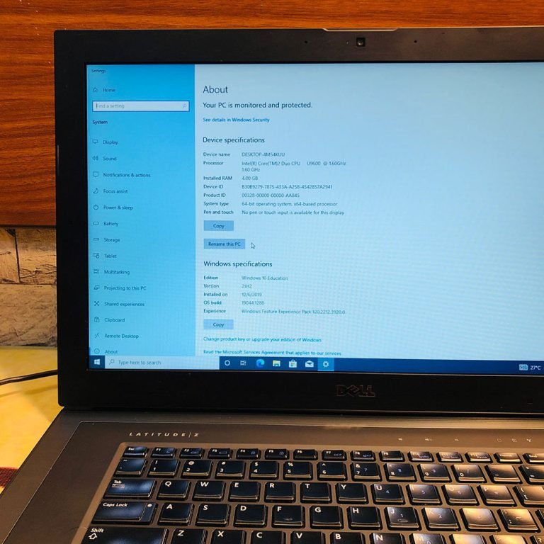 Dell | Latitude Z600 Laptop | 128GB SSD | 4GB RAM | Intel Core 2 Duo ...