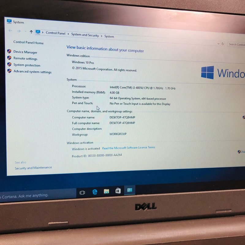 Dell | Latitude 3340 Laptop | 500GB Storage | 8GB RAM | Intel Core i3 ...