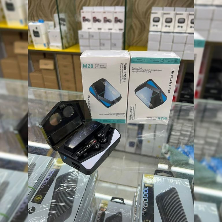 M28 TWS Wireless Earbuds | Gaming EarBuds | LED Display | Touch Control ...