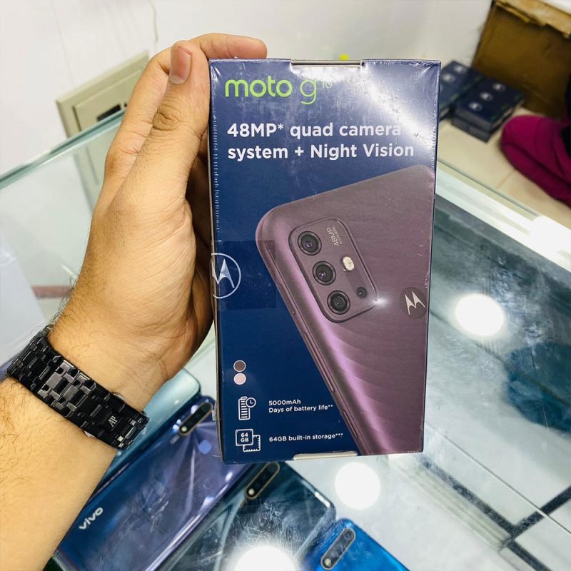 Motorola Moto G10 | 64GB Storage | 4GB RAM | Snapdragon 460 | 5000 mAh ...