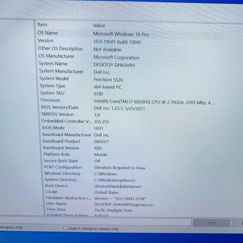Dell Precision 5520 Laptop Price in Pakistan | Specs & Features