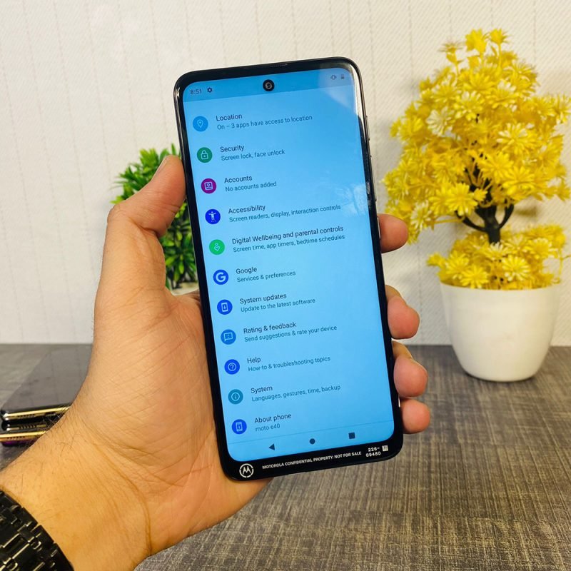 Motorola Moto E40 | Dual Sim | 64GB Storage | 4GB RAM | Octa Core Processor | 5000 mAh Battery ...