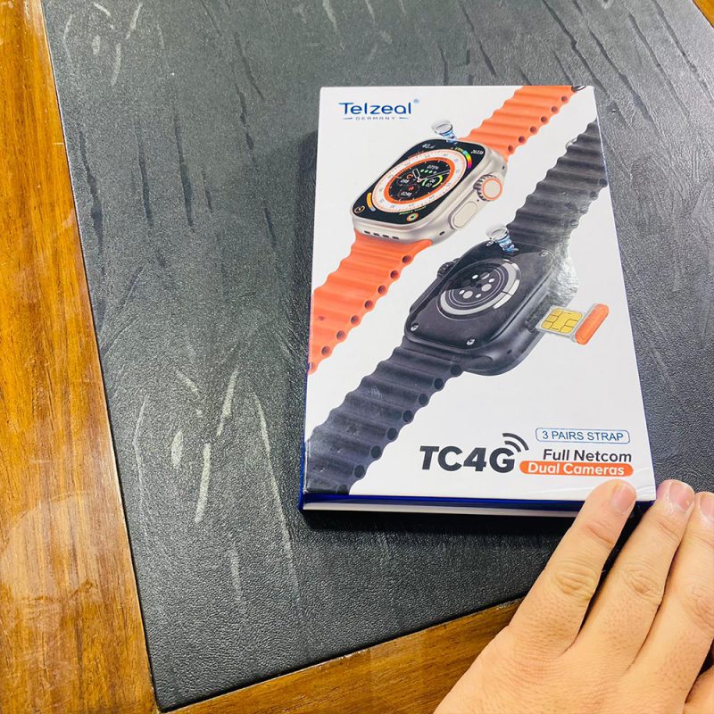 Telzeal TC4G | Android Ultra Smart Watch | 2GB RAM | 16GB Storage | 2.2" Full Touchscreen ...