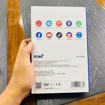 Telzeal TC4G | Android Ultra Smart Watch | 2GB RAM | 16GB Storage | 2.2" Full Touchscreen ...